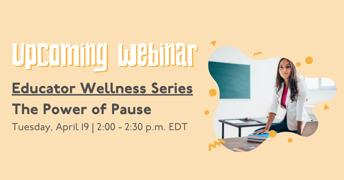 Educator Wellness Series: The Power of Pause - Move This World